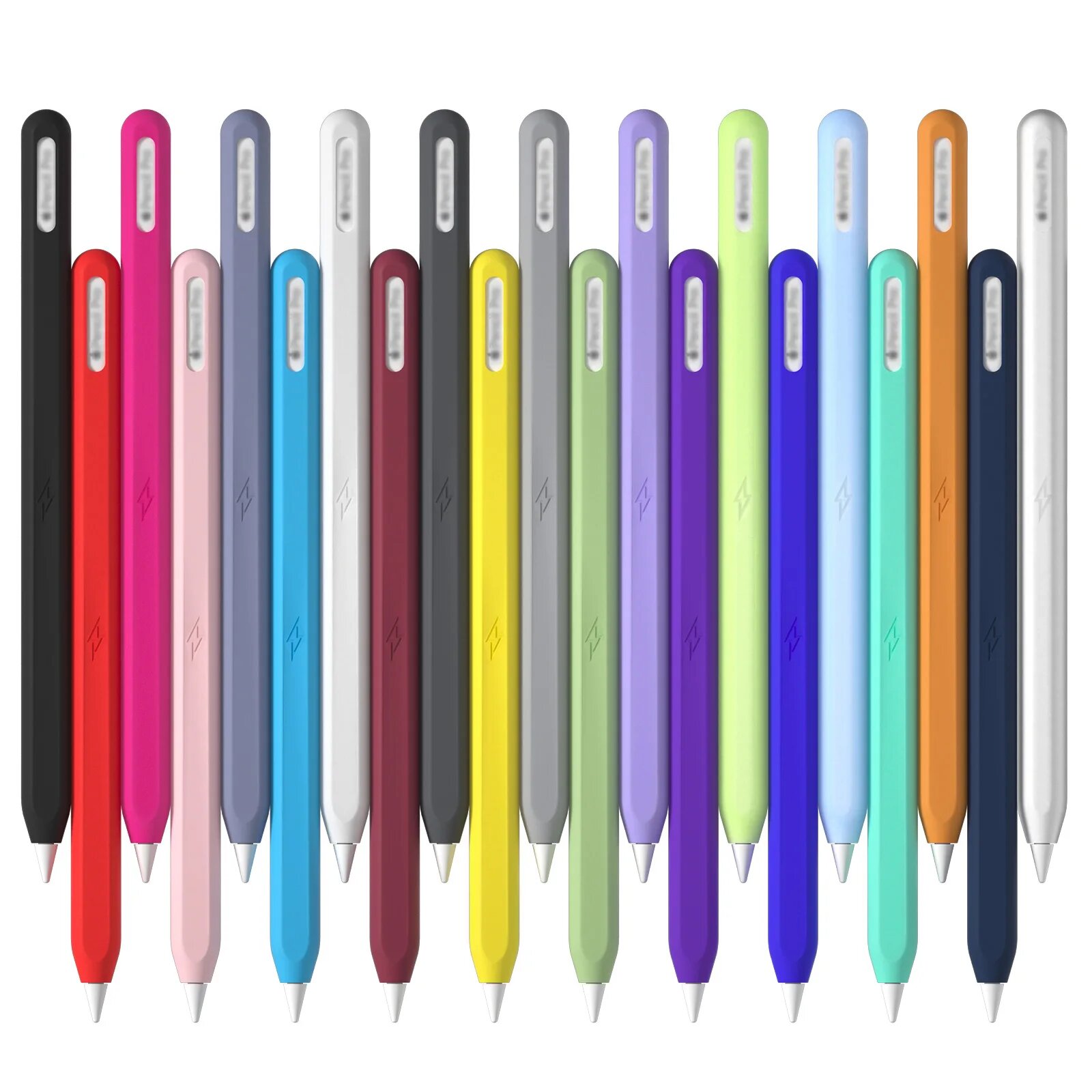 Силиконовый защитный чехол для Apple Pencil Pro и Apple Pencil (2-го поколения) Стилус USB-C — фото 1