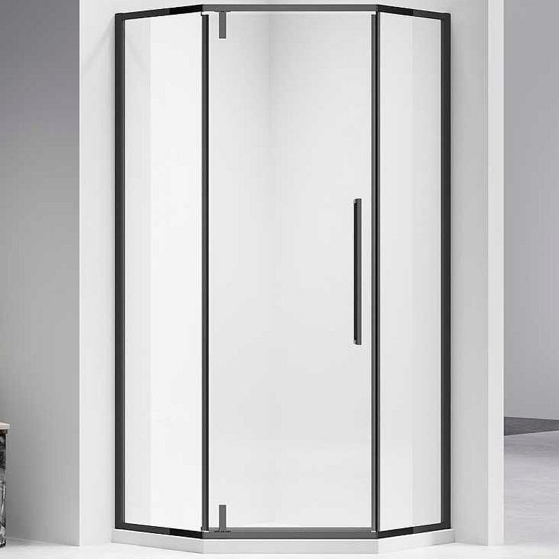 Душевой уголок Vincea Slim-N 90x90 VSP-4SN900CLB профиль Черный стекло прозрачное