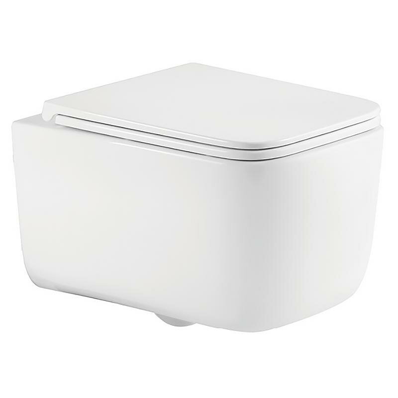 Унитаз подвесной Azario Vater AZ-5104T-WHT цвет Белый с сиденьем Микролифт