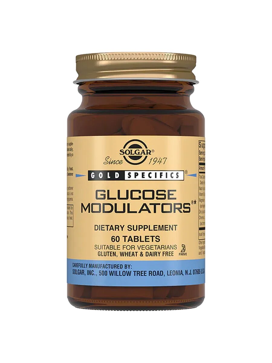 БАД Solgar Таблетки "Модуляторы глюкозы", 60 шт. Glucose Modulators