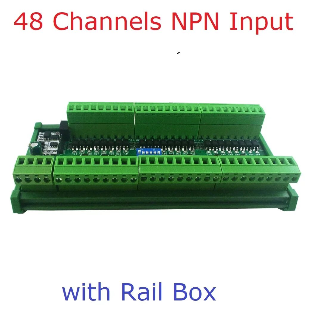 Модуль ввода-вывода RS485 Modbus RTU eletechsup 16-48 каналов 48CH NPN with Box