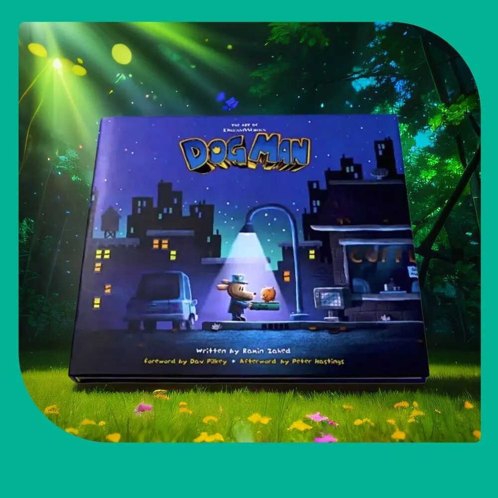 The Art of DreamWorks Dog Man: печатная книга на английском языке, 176 страниц