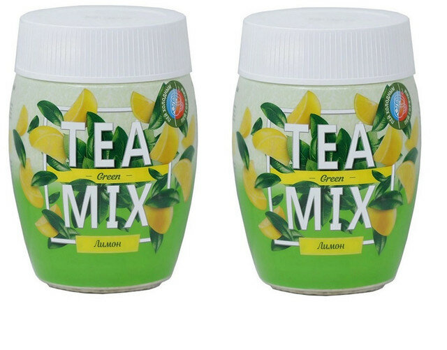 Tea mix Чайный напиток растворимый , Лимон, черный, 300г, 2шт