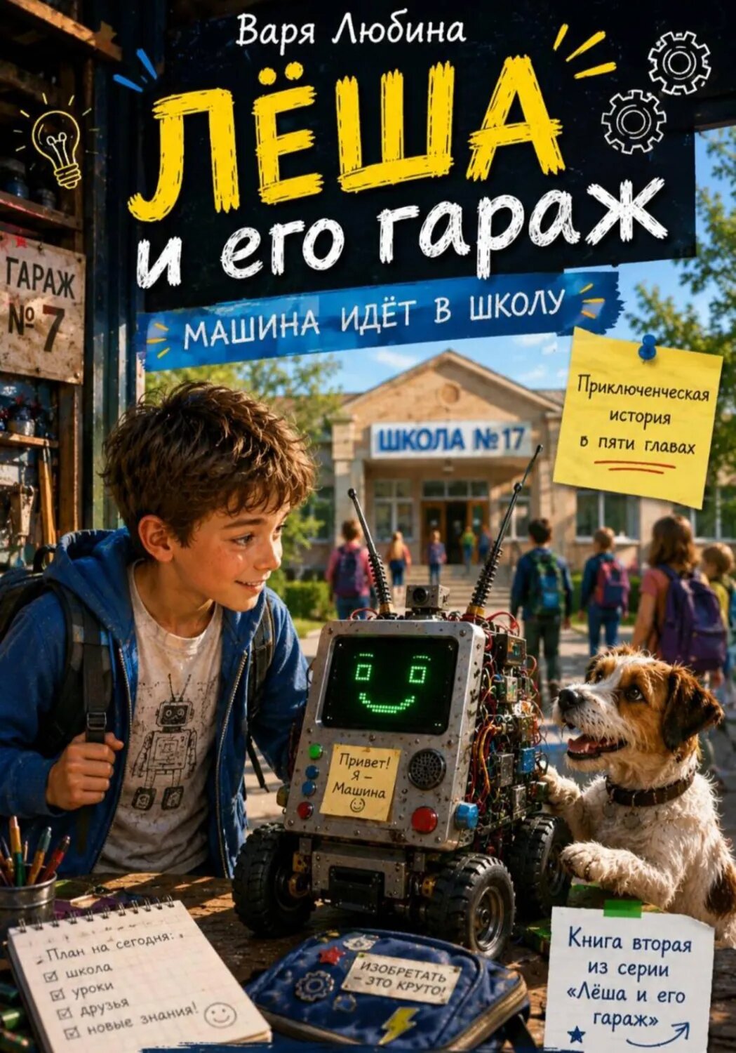 Лёша и его гараж: Машина идёт в школу [Цифровая книга]