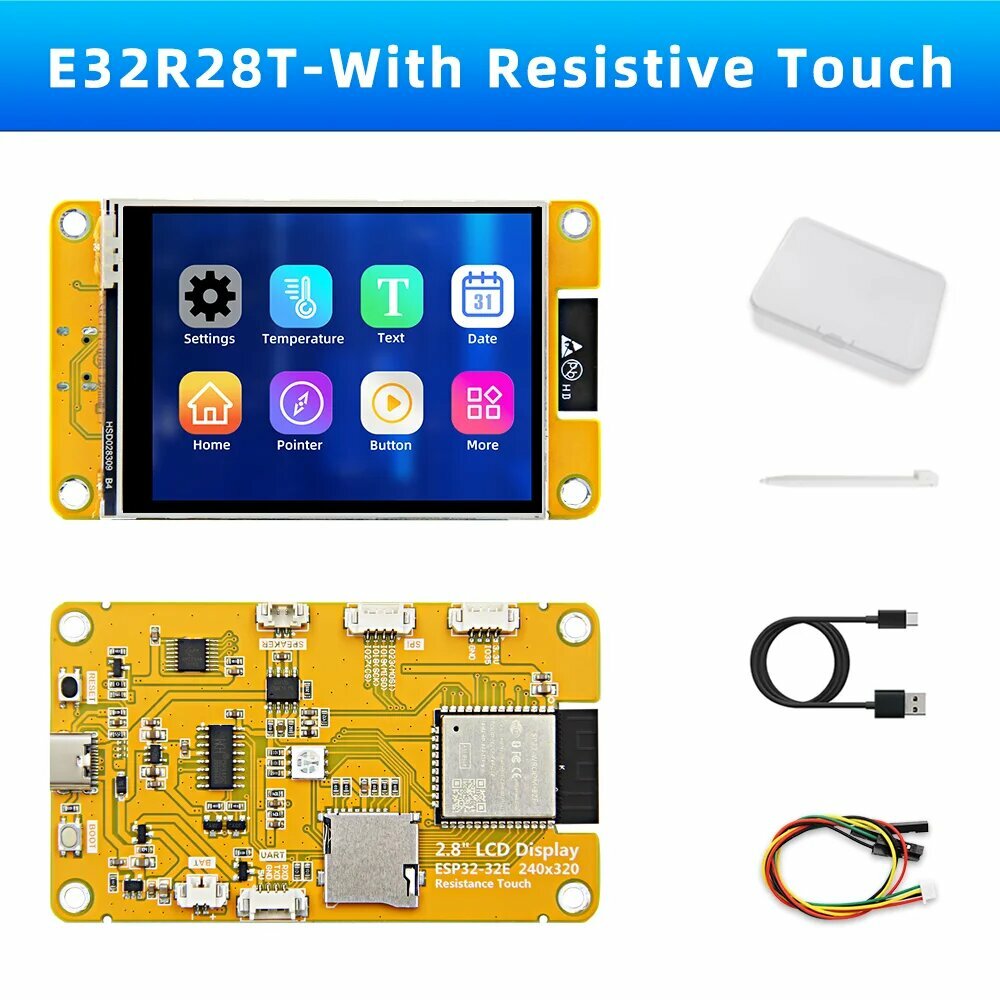 2.8" LCD ESP32 Display ST7789 Touch