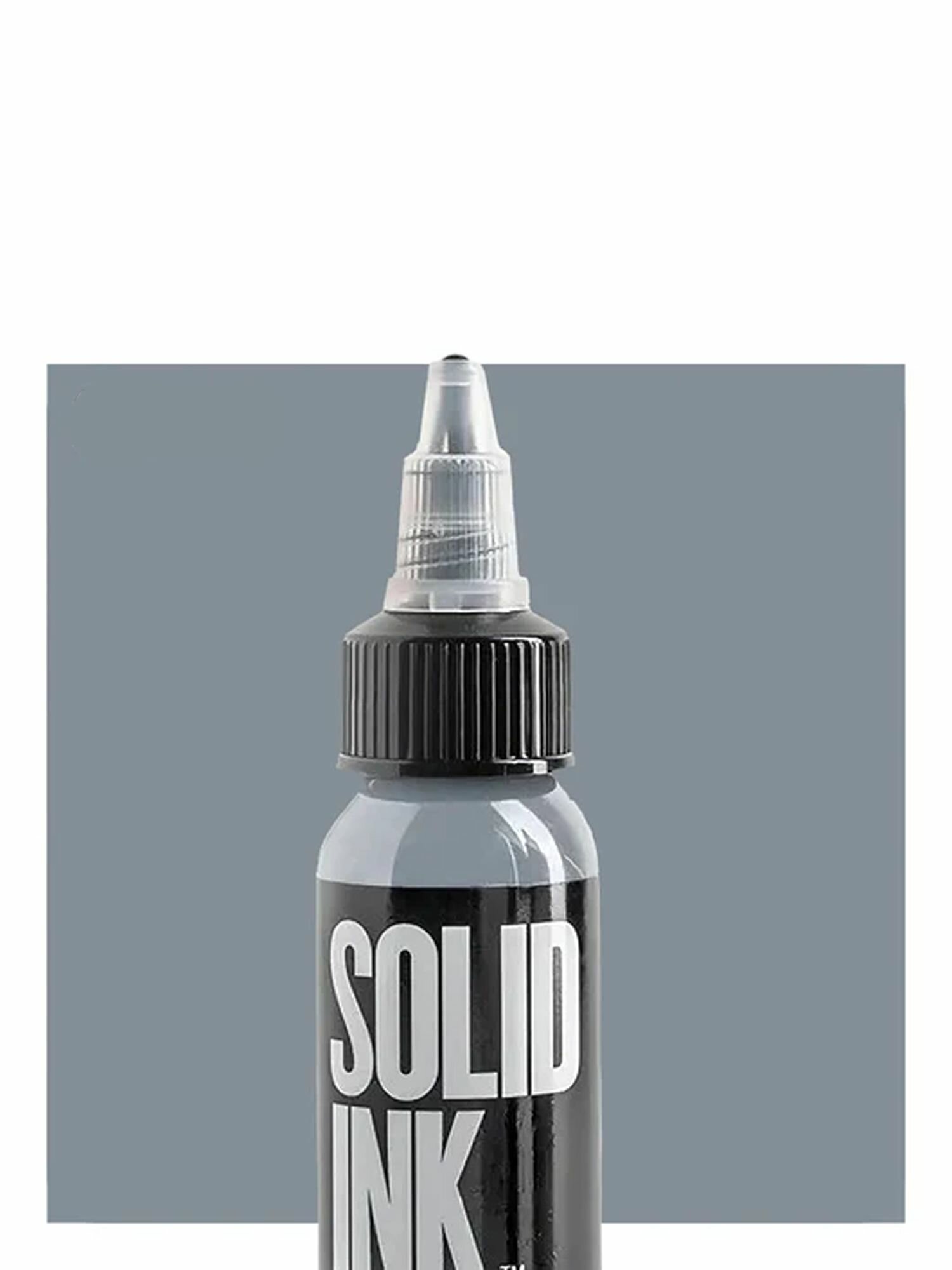 Silver Solid Ink - Краска для тату 30 мл
