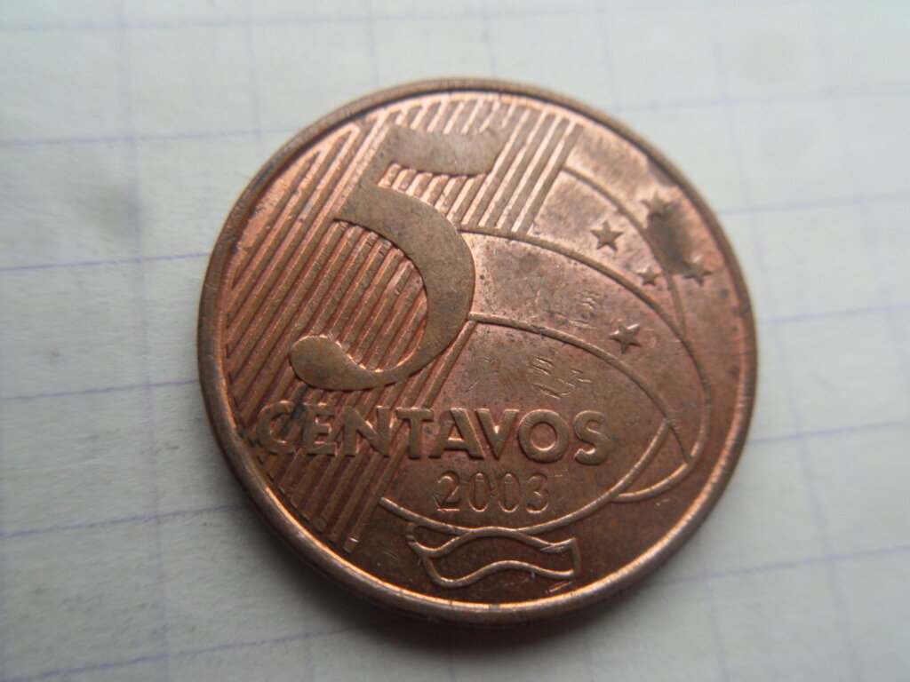 Бразилия 5 сентаво, 2003