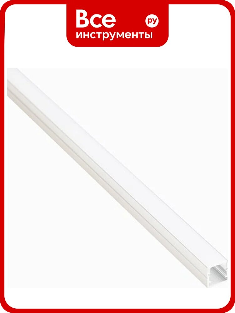 Профиль накладной LEDS POWER СПН1010 алюминий анодированный с матовым рассеивателем