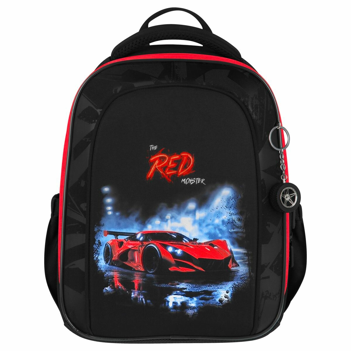 Ранец школьный Berlingo Expert Next "Red Monster" 37x28x15см, 2 отделения, 2 кармана, анатомическая спинка (RU-EXA-1206)