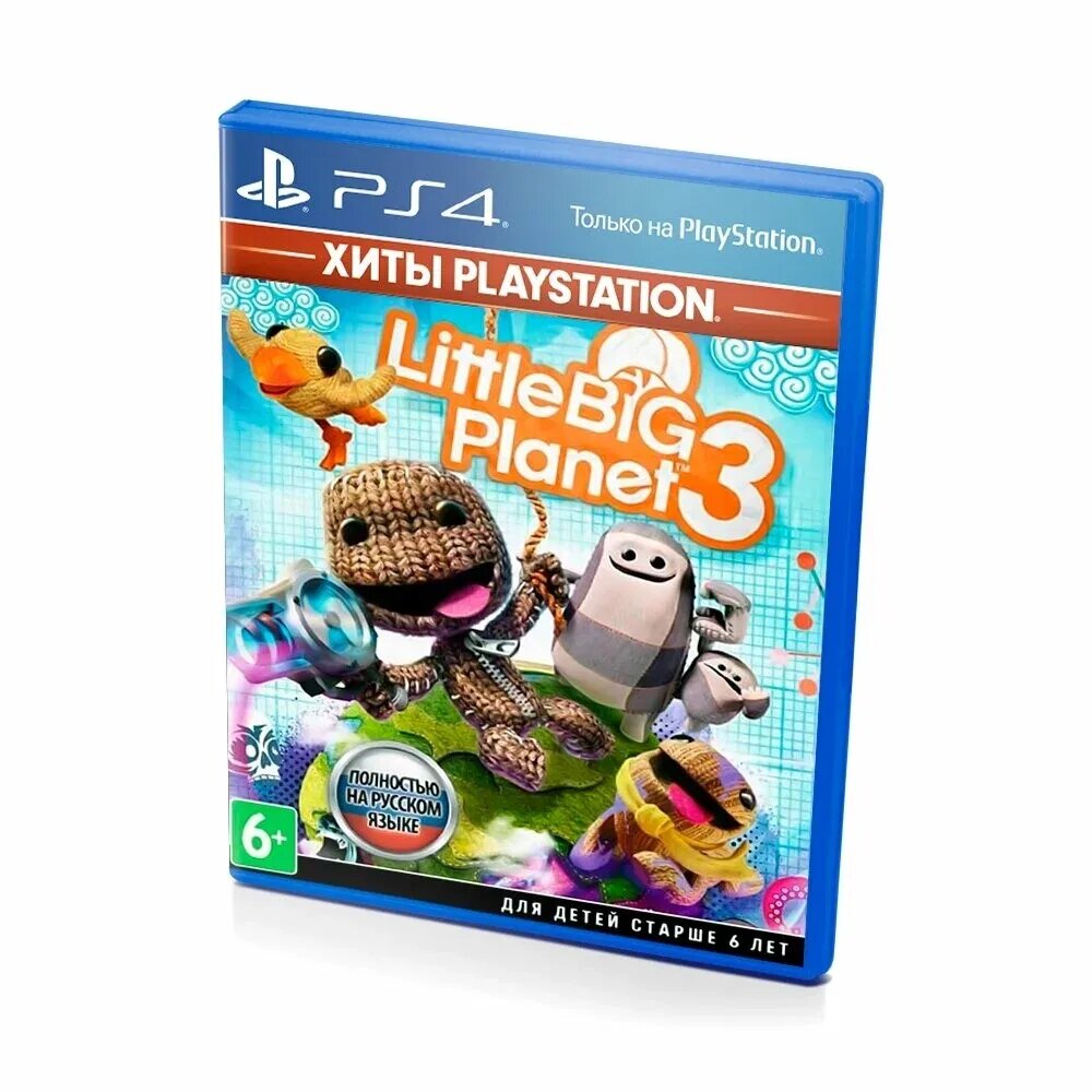 LittleBigPlanet 3 Хиты PlayStation (PS4/PS5, рус.) русская обложка