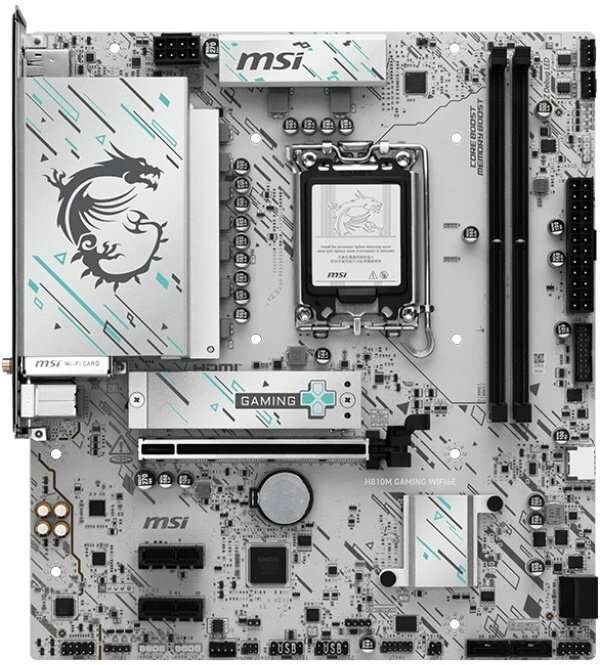 Материнская плата 1851 MSI H810M GAMING WIFI6E (mATX, 2xDDR5)