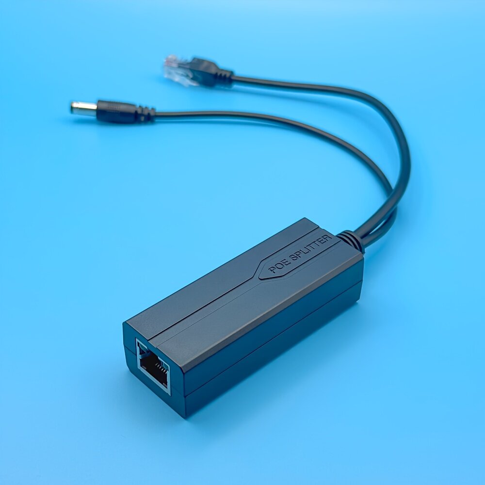 POE-сплиттер HX-PD02S, изолирующий разделитель, преобразует 48V в 12V для питания камер видеонаблюдения