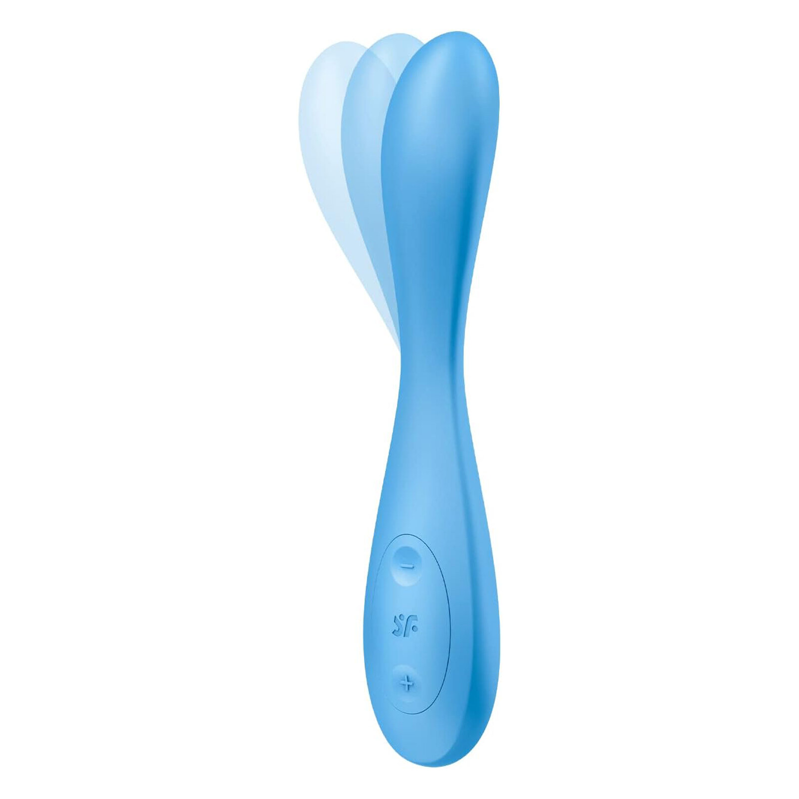 Satisfyer G-Spot Flex 4+, голубой Гибкий вибратор для точки G и управлением со смартфона