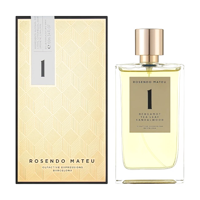 Парфюм унисекс Rosendo Mateu No 1 Bergamot Tea Leaf Sandalwood 100 мл - Розендо Матеу
