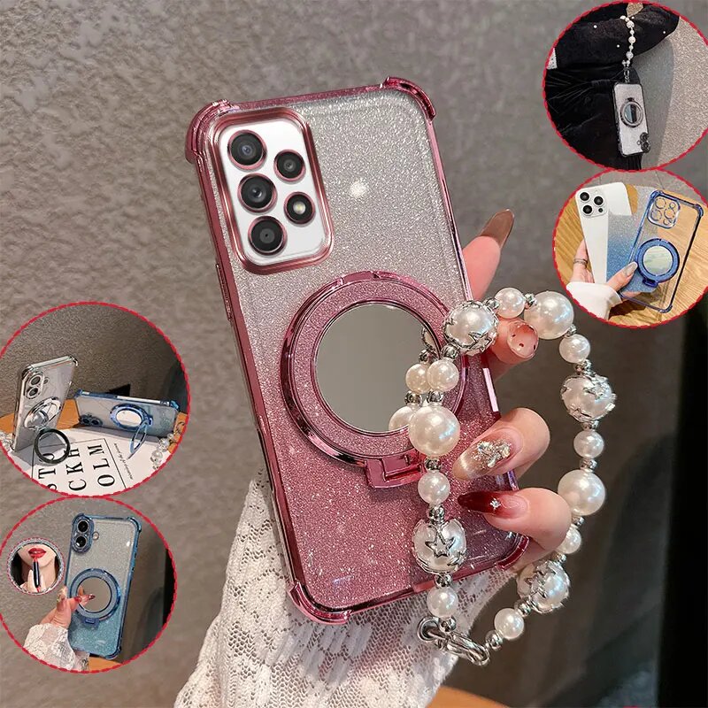 Чехол Samsung A52 5G Case & Strap Pink