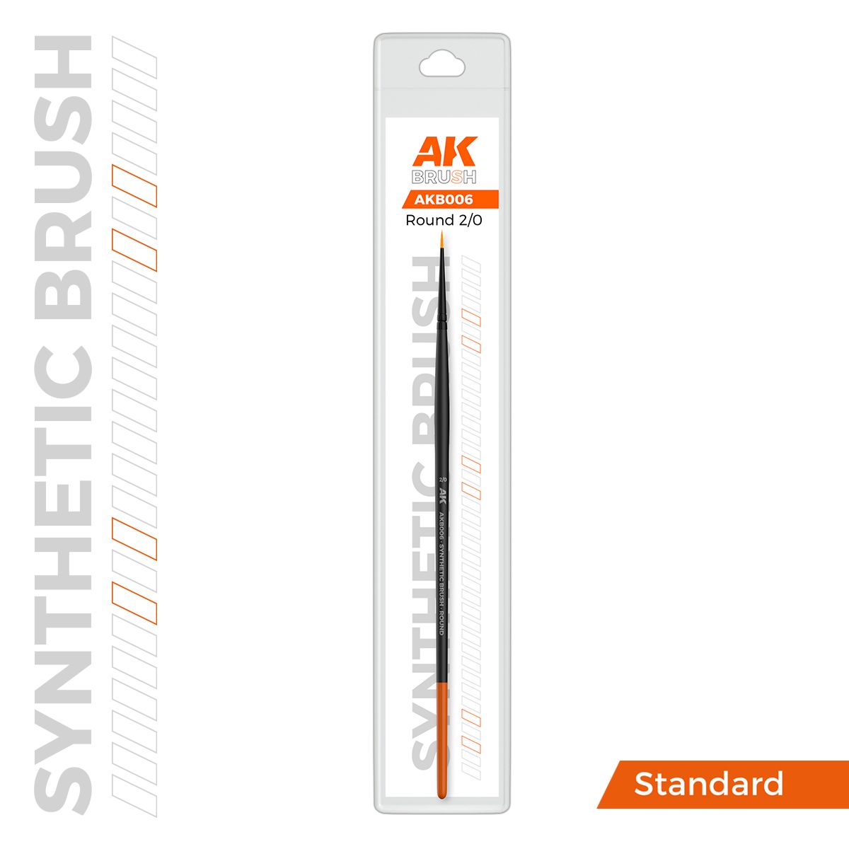 Кисточка для моделирования AK Interactive Synthetic Brush Round 2/0