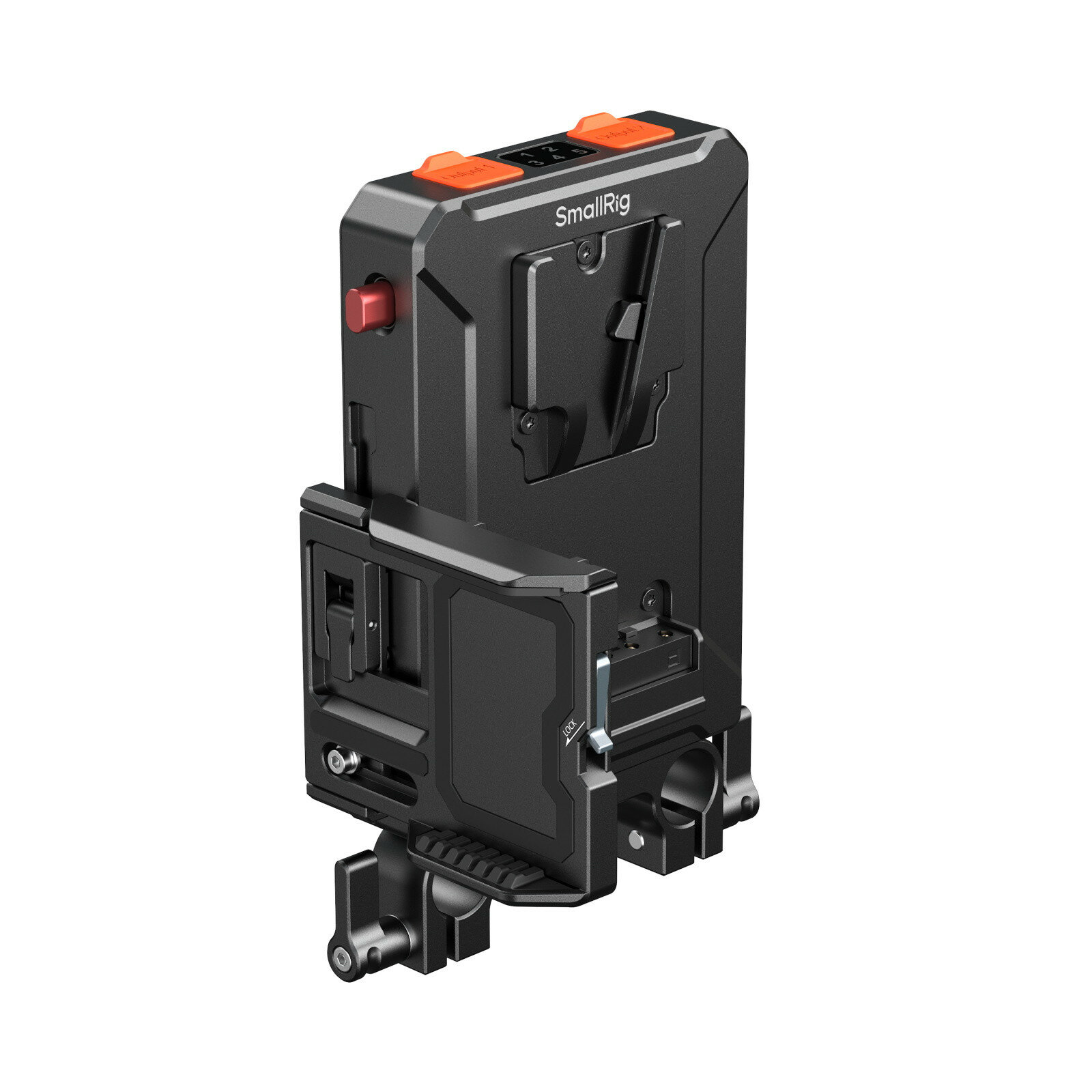Аккумуляторная площадка V-Mount SmallRig 5881 Intelligent Power Management & Dual Rod Clamp 15 мм