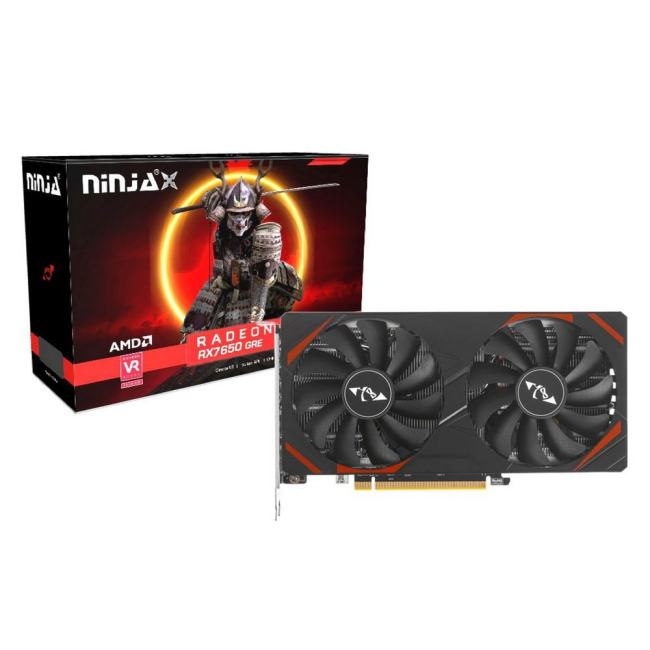 AF765GR86F Ninja Видеокарта Ninja RX7650GRE 8GB GDDR6 128bit 3xDP HDMI RTL