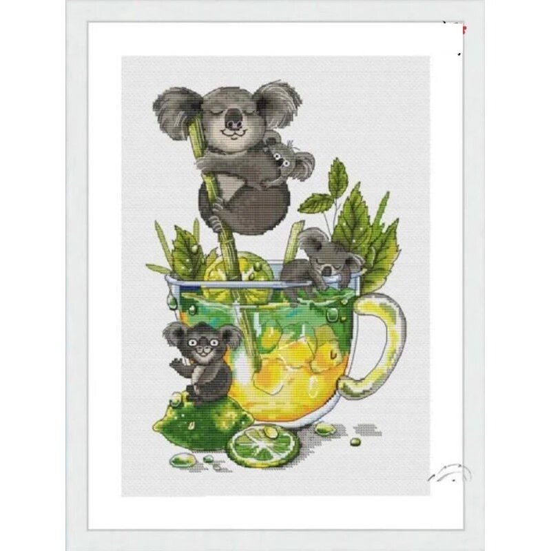 Наборы для вышивания крестиком XIUSPRING Мультфильмы 108x162 18ct white