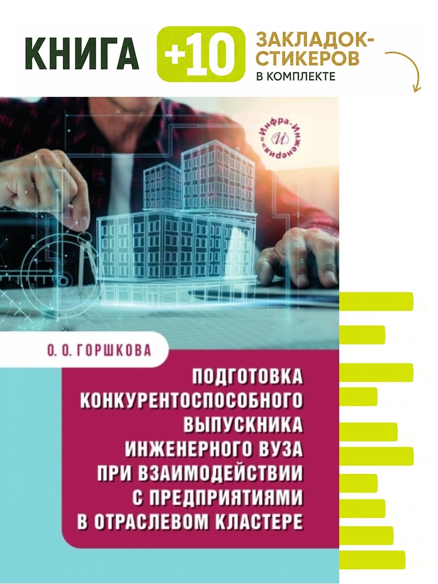Подготовка конкурентоспособного выпускника инженерного вуза при взаимодействии с предприятиями в отраслевом кластере. Комплект: книга + 10 закладок-стикеров