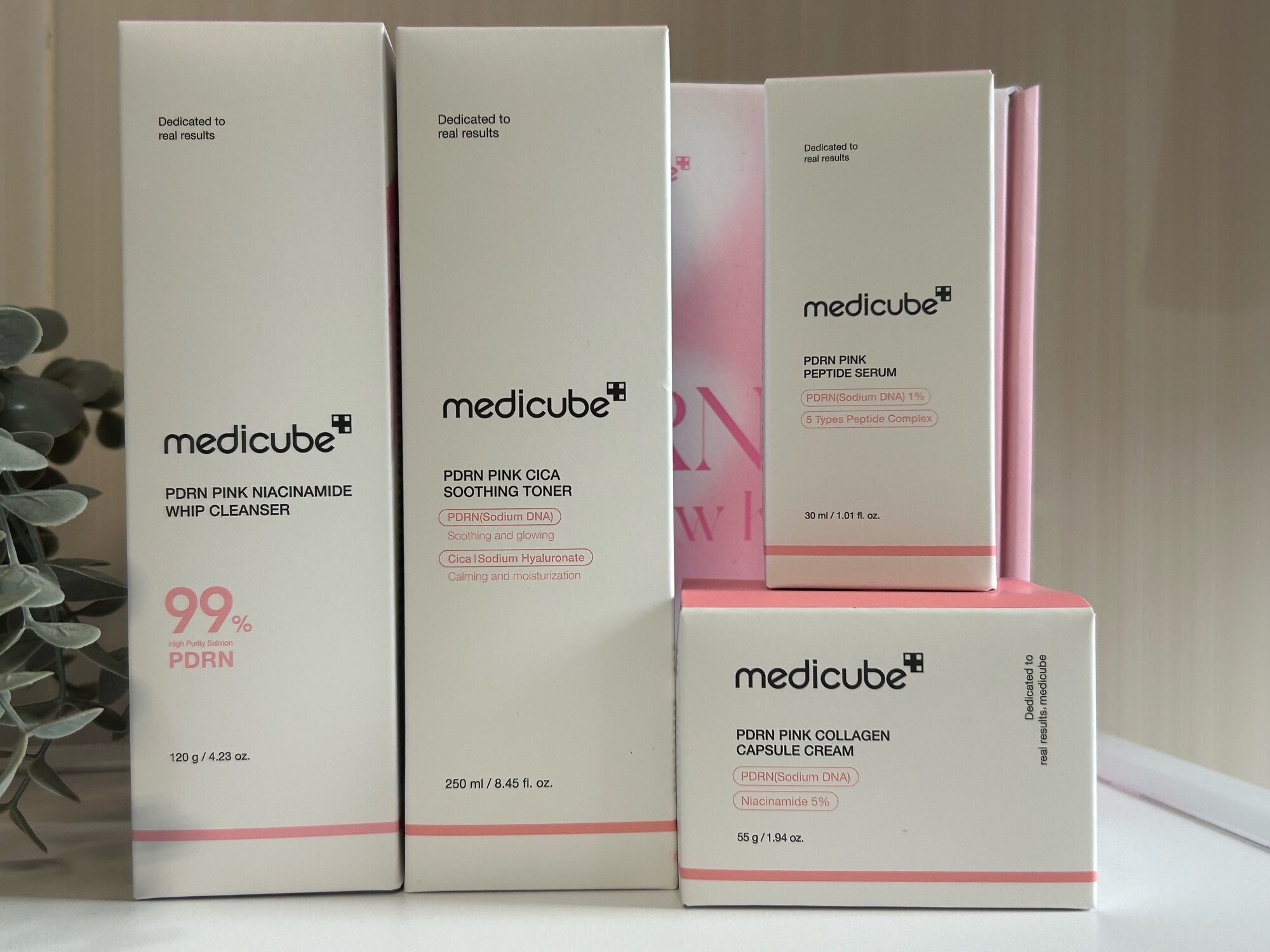 Специальный набор для омоложения и восстановления кожи с PDRN, PDRN pink glow kit soothing