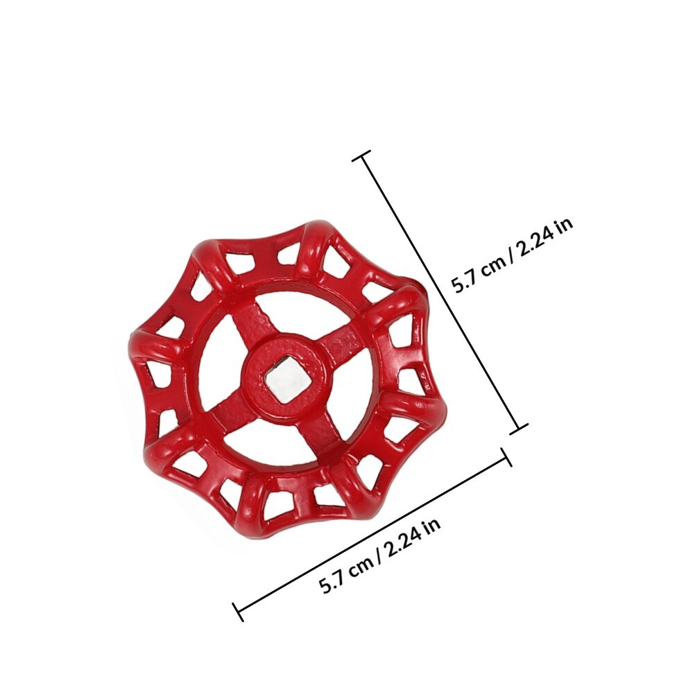 2 Штуки Крановые Ручки Замена Для Внешнего Использования Размер 5 70X5 70X1 00Cm красный