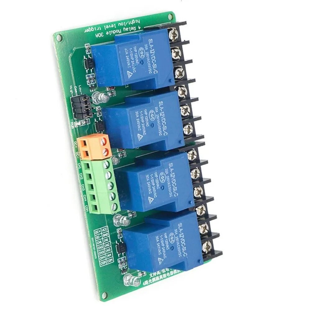4-канальный релейный модуль, 12V