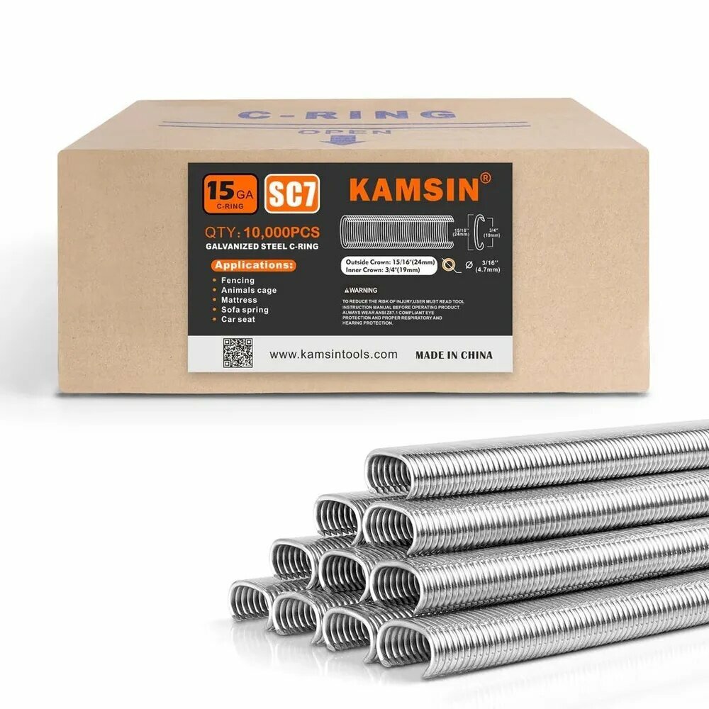 KAMSIN Гвозди 24 мм 10001 шт 7.73 кг