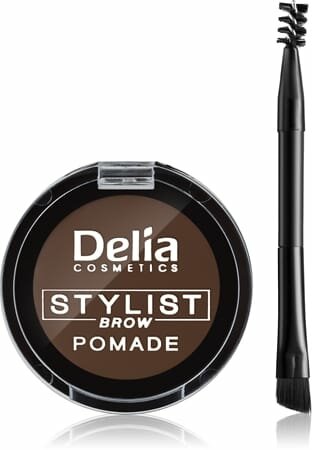 Карандаш для бровей Delia Cosmetics Eyebrow Expert, темно-коричневый, 4 г