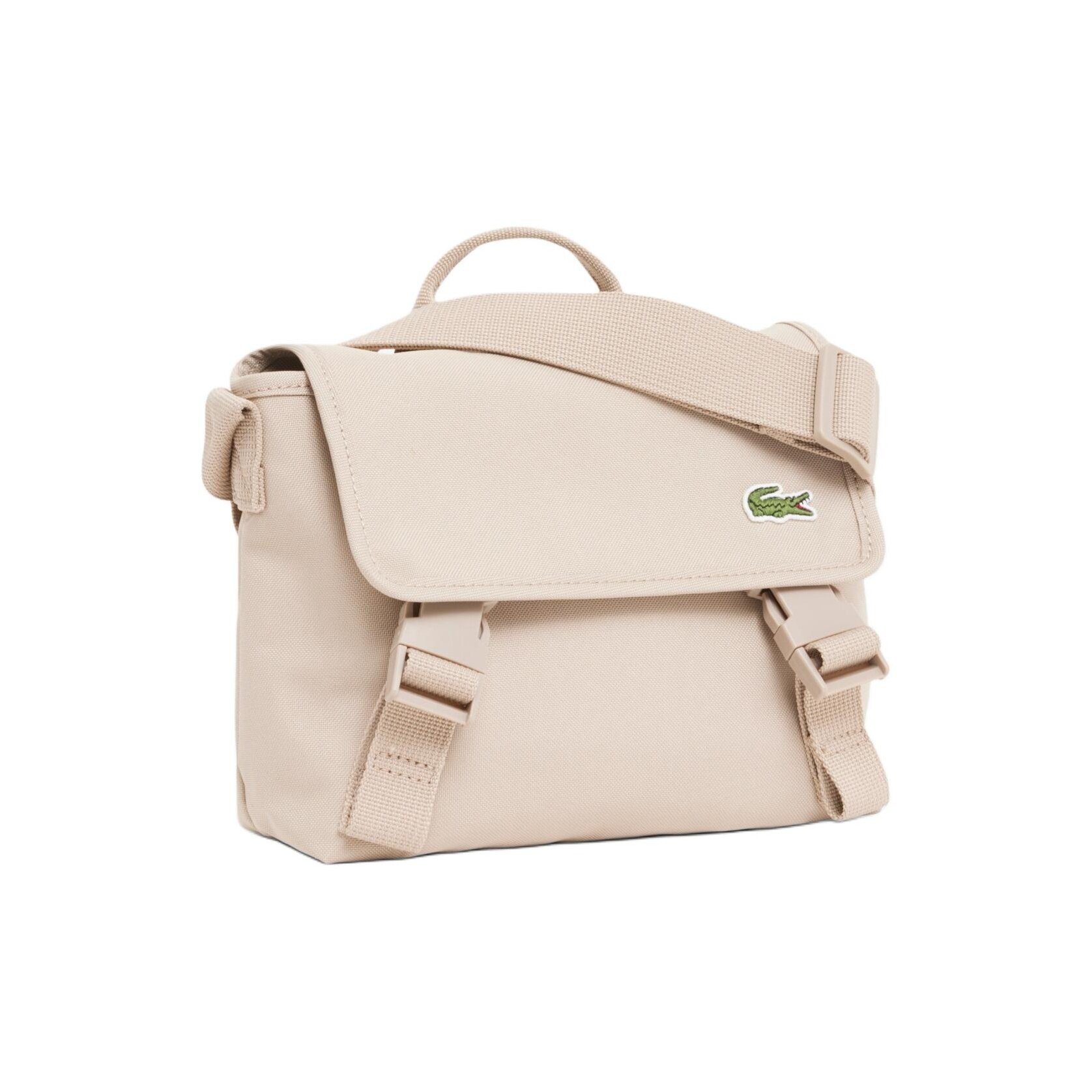 Сумка LACOSTE, фактура матовая, бежевый — фото 1