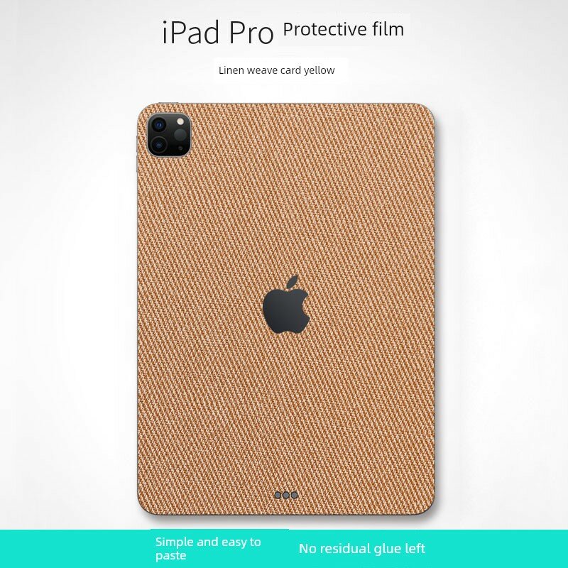 Подходит для задней пленки Apple iPad Pro 2024, наклейки mini7, кожаного материала, ткани air6, наклейки на рамку 13/