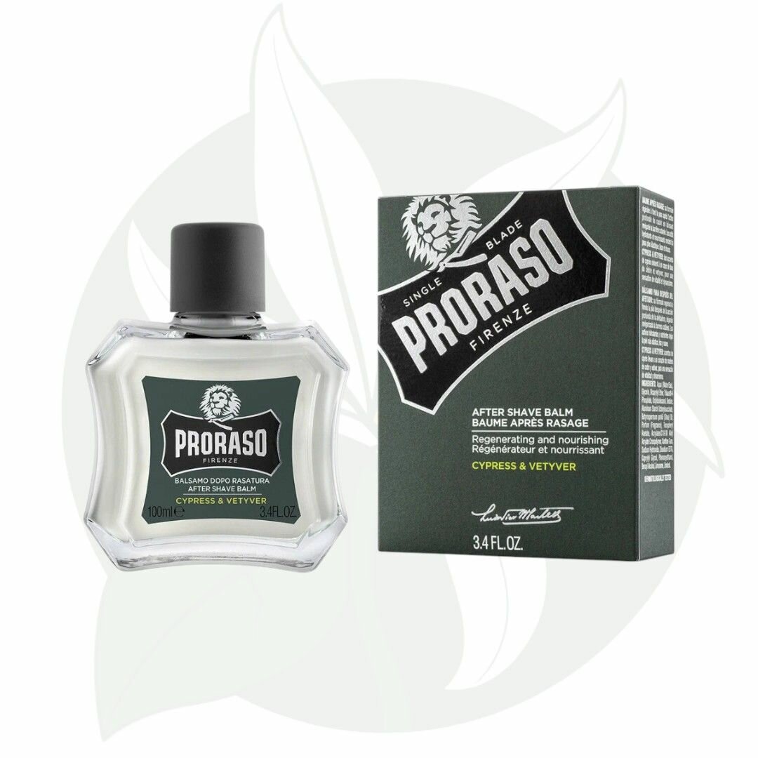Бальзам после бритья Proraso Cypress & Vetyver After Shave Balm, 100 мл