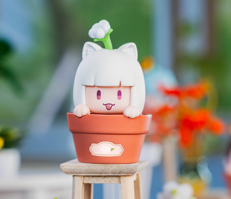 Предназначенная модель [настоящая] Feirenzai Happy Flower Garden Series Yoyo Dou Mini Blind Box Анимационная фигурка