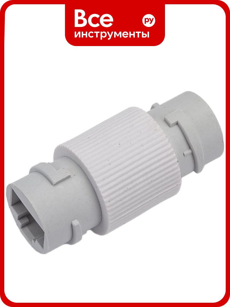 Переходник RJ-45 гнездо-гнездо Giraffe GF-RJ45-FF-W1L gf0550, пластиковая, защищенная