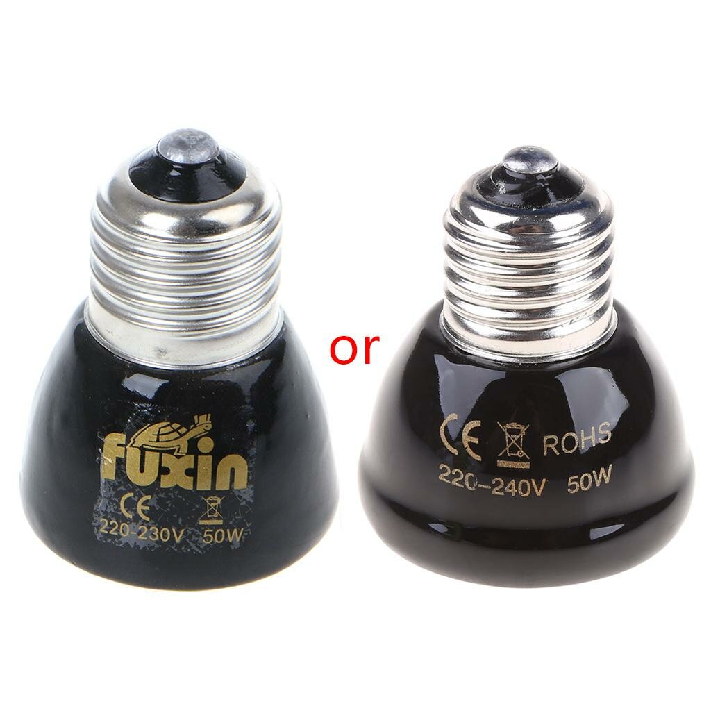Керамическая инфракрасная лампа для рептилий, 50W - 220V