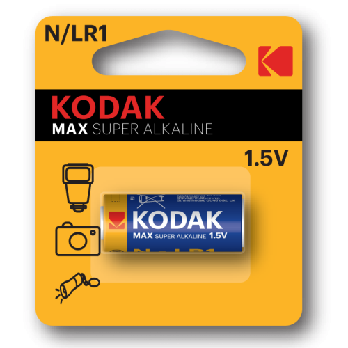Элемент питания алкалиновый N/LR1 1.5В MAX SUPER Alkaline (блист. 1шт) KODAK Б0012842