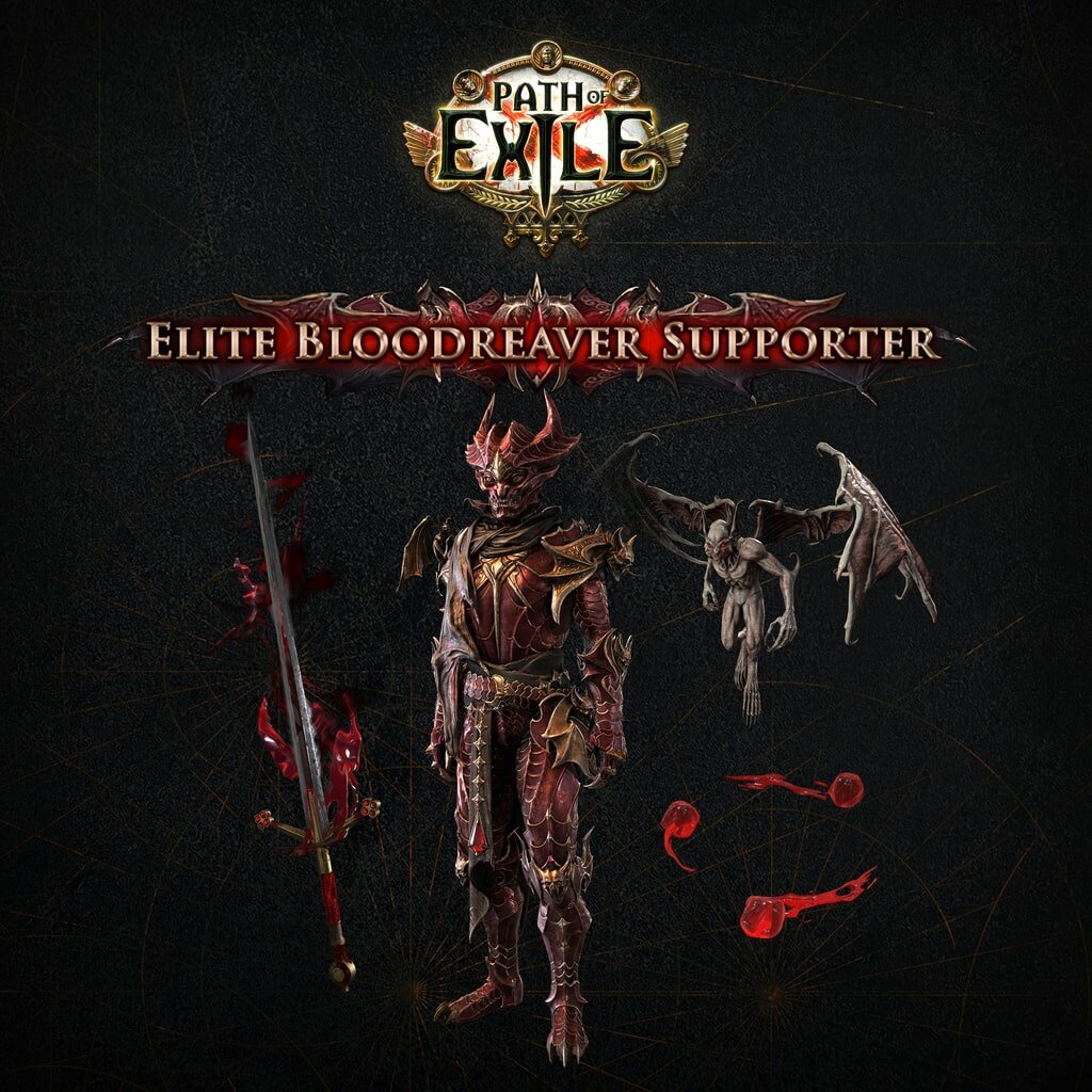 Дополнение Path of Exile: Elite Bloodreaver Supporter Pack, цифровое издание PlayStation 4, регион Индия / код пополнения баланса