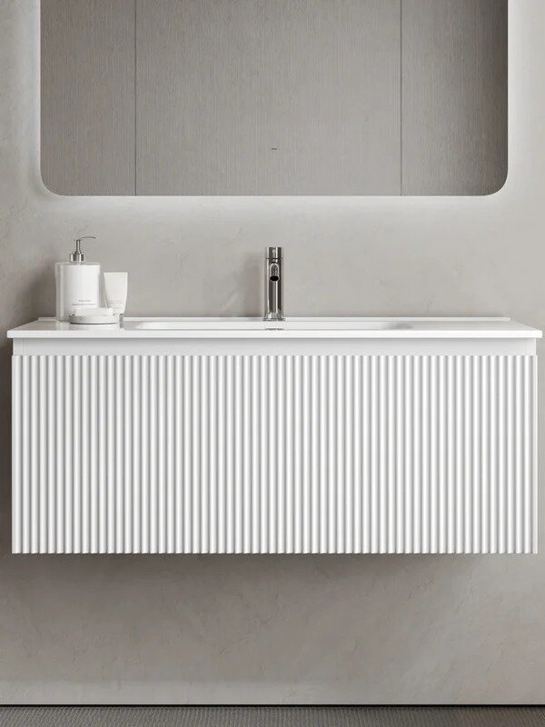 Тумба с раковиной Sancos Snob R 1.0 100 bianco