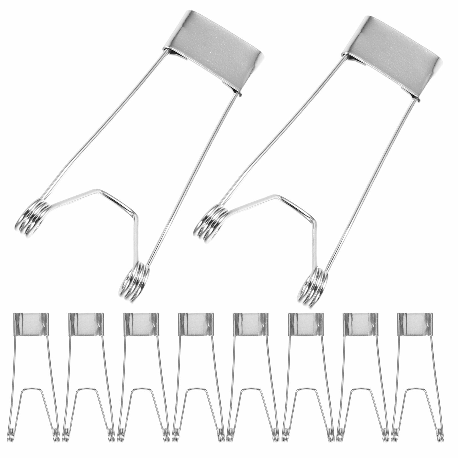 10 шт. пружинных зажимов для светильников Downlight, прочные металлические светодиодные встраиваемые осветительные аксессуары, крепежные зажимы для крепления лампы 53 мм