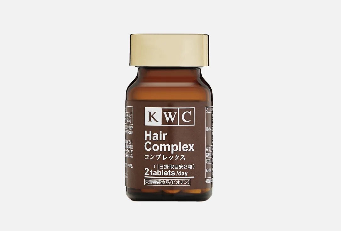 KWC Hair Complex МСМ, кератин, ламинария БАД для здоровья волос и ногтей 60 шт
