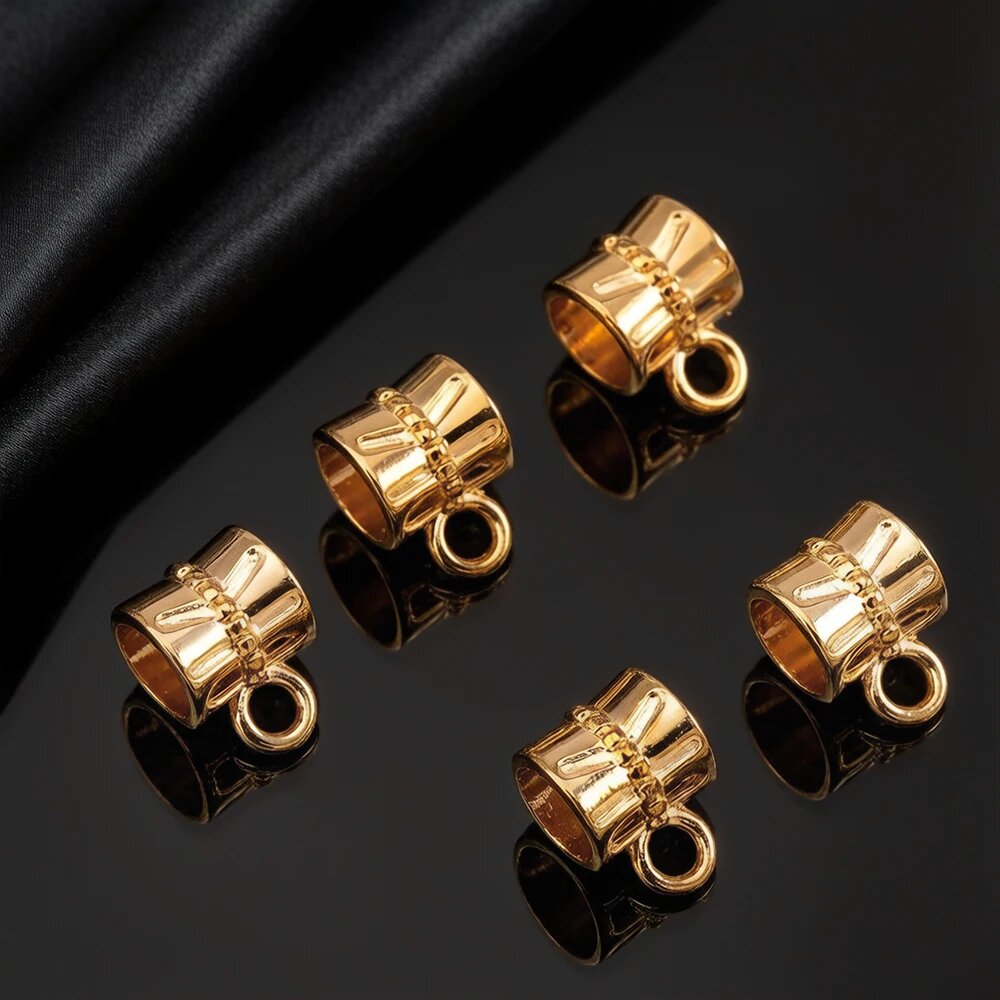 Бронзовые бусины MINGXUAN для рукоделия 100 шт. 20Pcs, 2 10x6mm