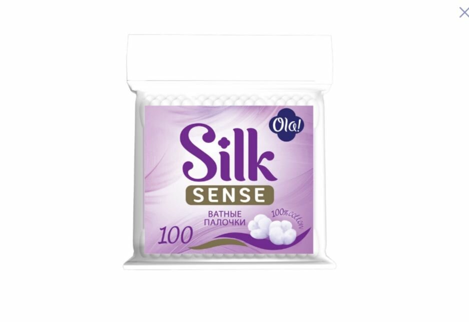 Ola! Ватные палочки Silk Sense, 200 шт в уп
