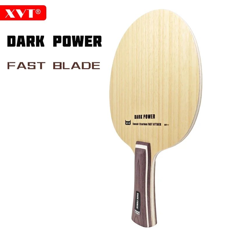 Лезвие для настольного тенниса XVT DARK POWER из углеродного волокна FL long handle