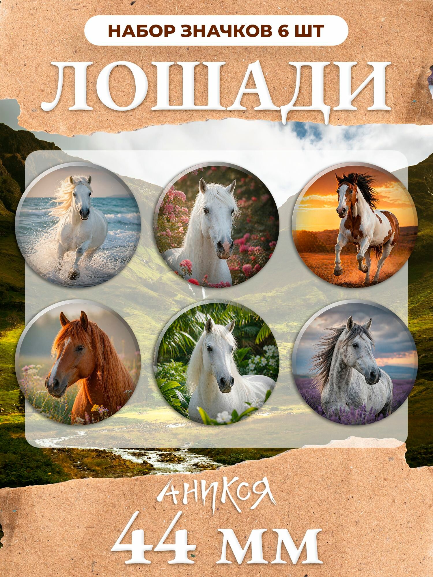Набор значков