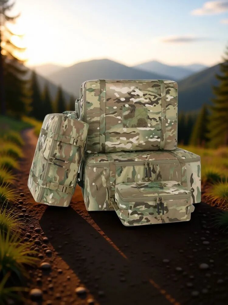 Krydex Gear Сумка тактическая, для ручной клади, Нейлон, Камуфляж, Влагонепроницаемый