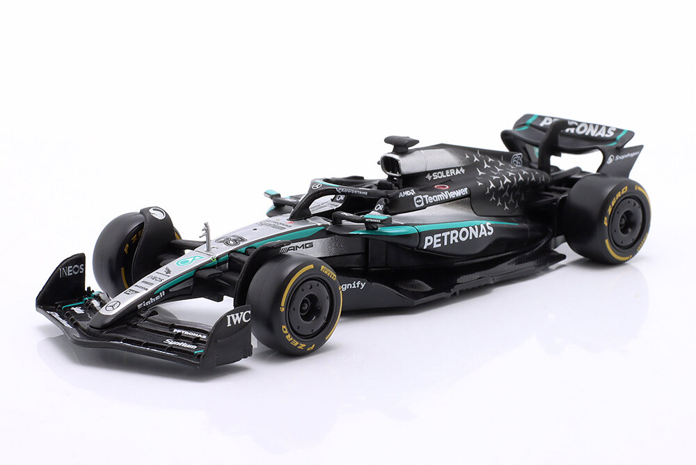 Модель коллекционная BBURAGO Mercedes-amg F1 W16 #63 formula 1 2025 george russell / мерседес-амг В16 джордж расселл