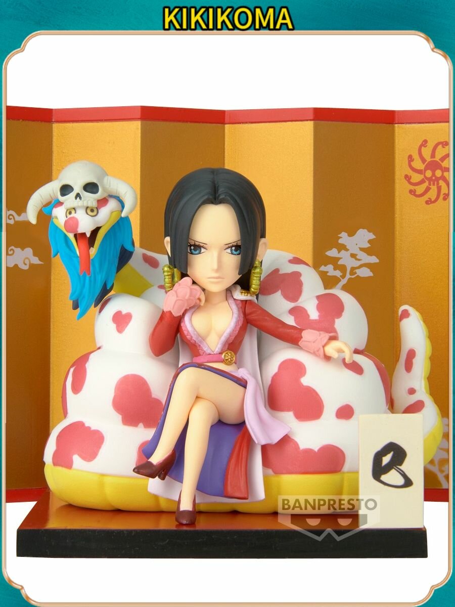 BANDAI WCF SPECIAL Аниме фигура / One Piece Boa Hancock & Salomon, 6 см
