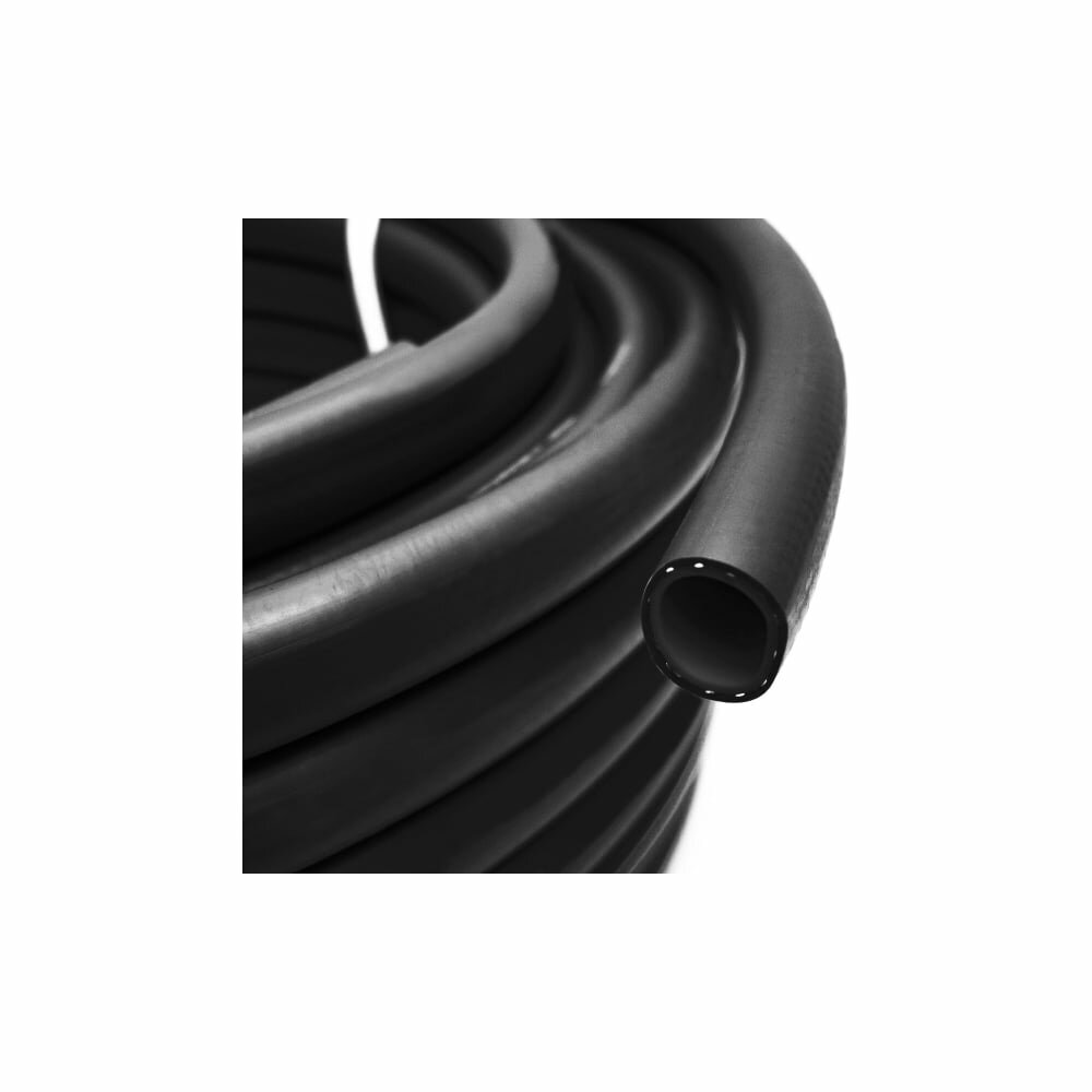 Резиновый шланг POLYAGRO BLACK ТЭП, 1/2", 25 м, армированный, морозостойкий 7558225 — фото 1