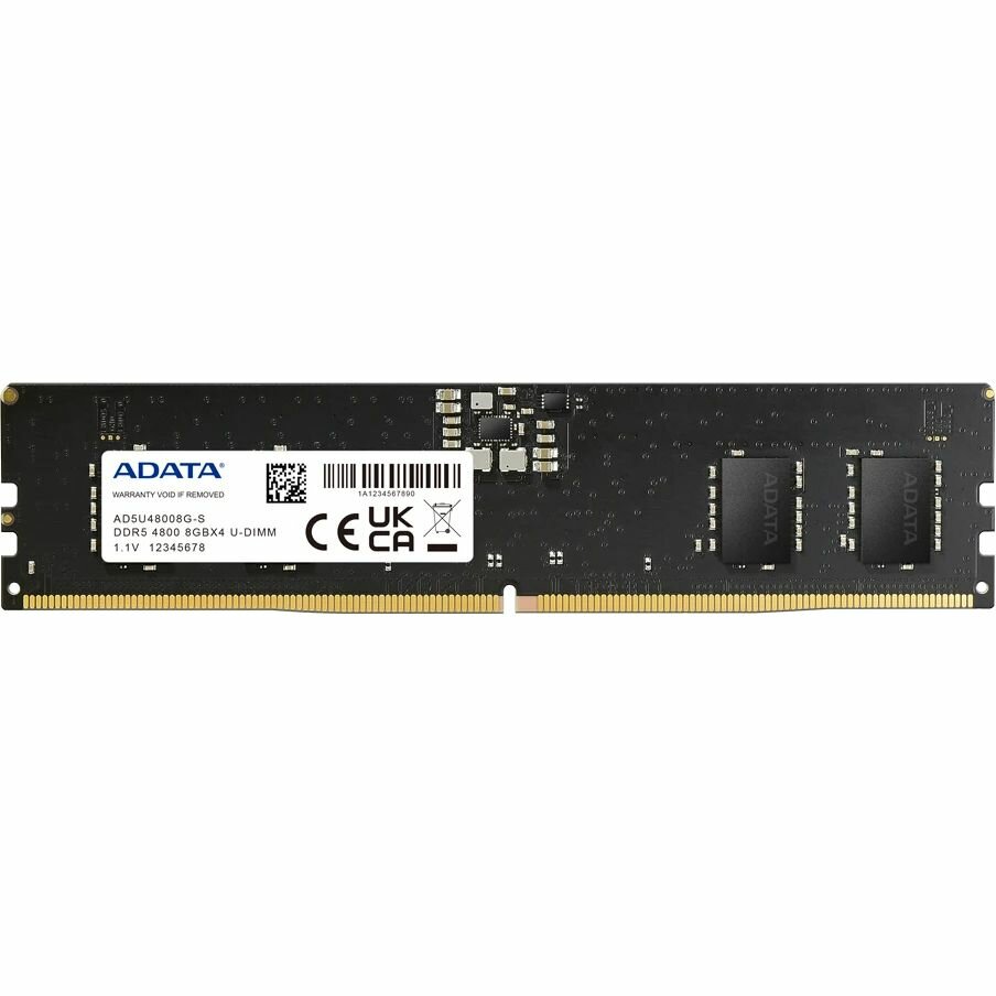 Оперативная память ADATA, DDR5, 16GB (1x16GB), 4800MHz, CL40, UDIMM