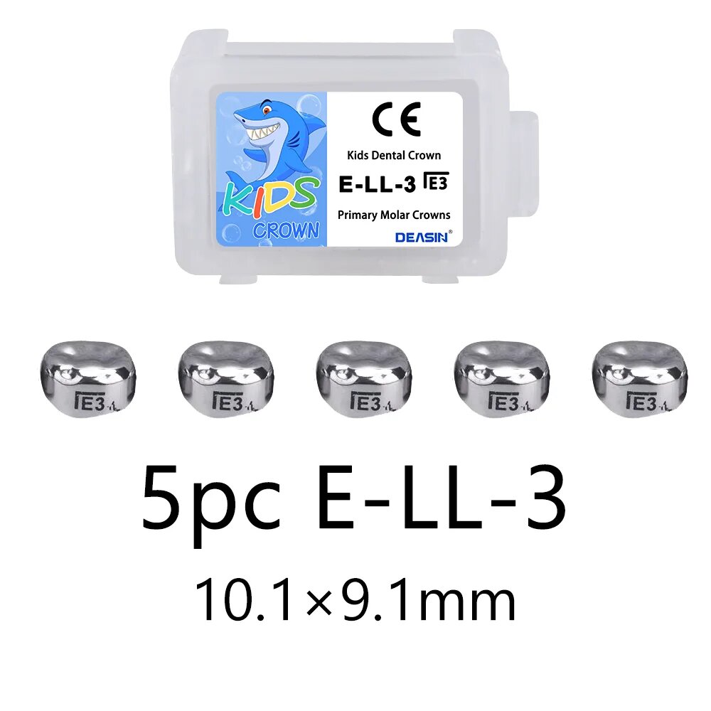 Детские коронки DEASIN E-LL-3, 5 шт